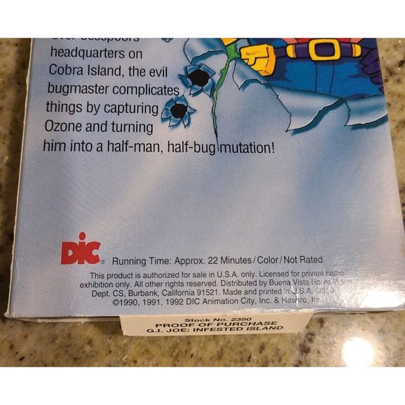GI Joe | Media | Gi Joe Infested Island Vhs Video Vintage 992 | Poshmark